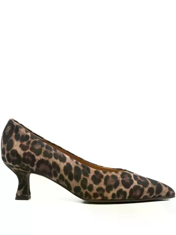 PEDRO MIRALLES 60mm Leopard Print Pointed-toe Pumps