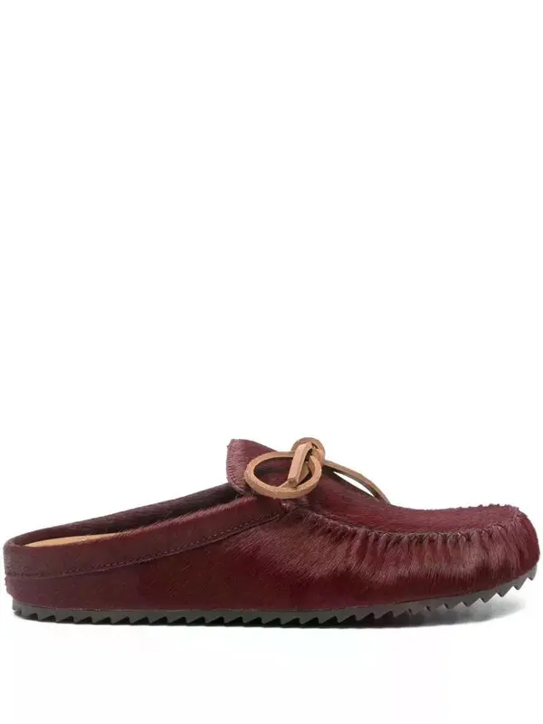 BIBI LOU Tie-detail Leather Mules