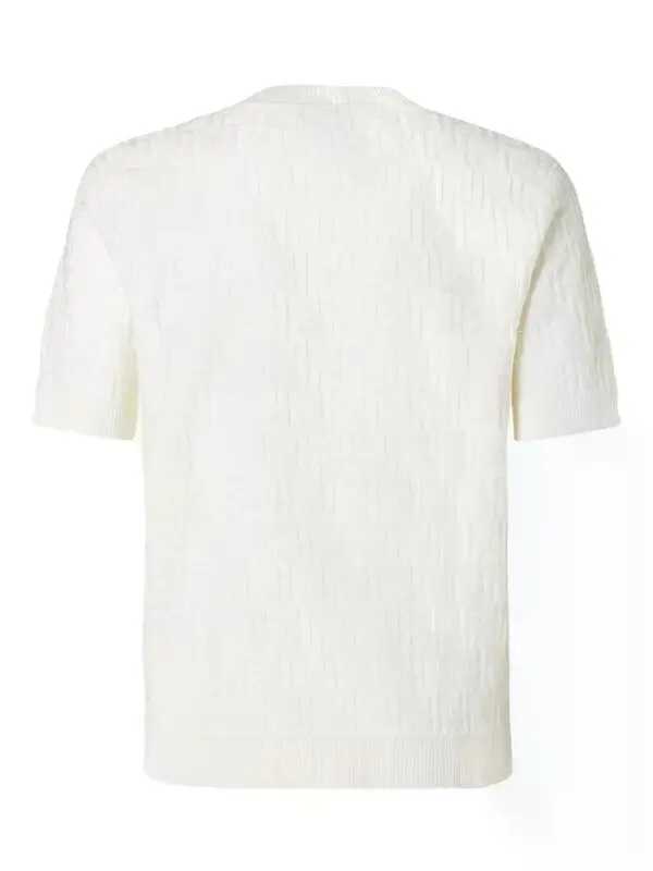 Fendi Ff-pattern Short-sleeve Pullover