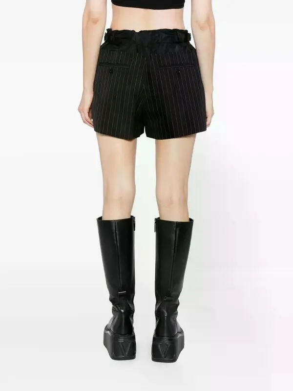 Sacai Belted Tailored Shorts
