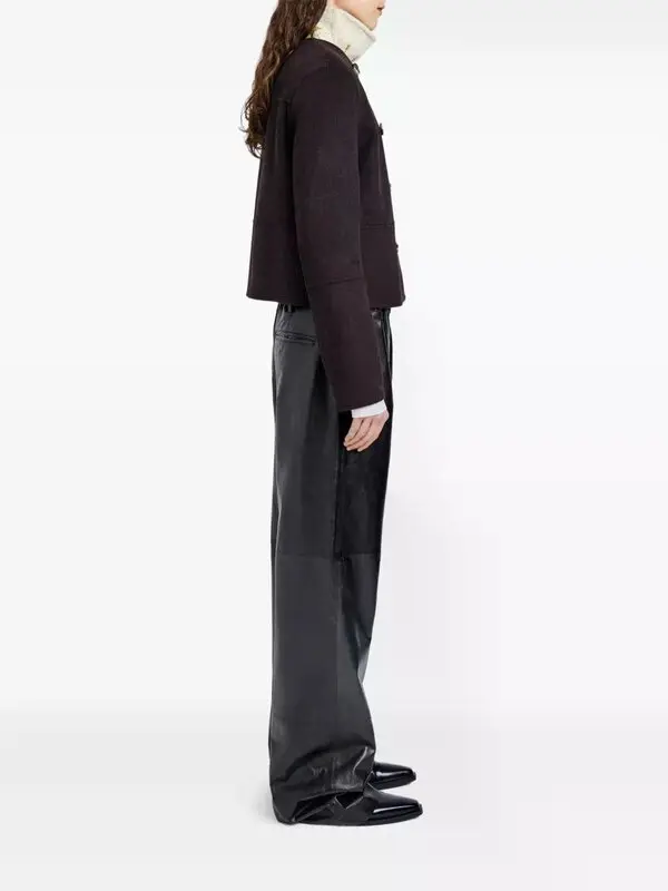 Proenza Schouler White Label Courtney Double-breasted Wool Jacket - Brown
