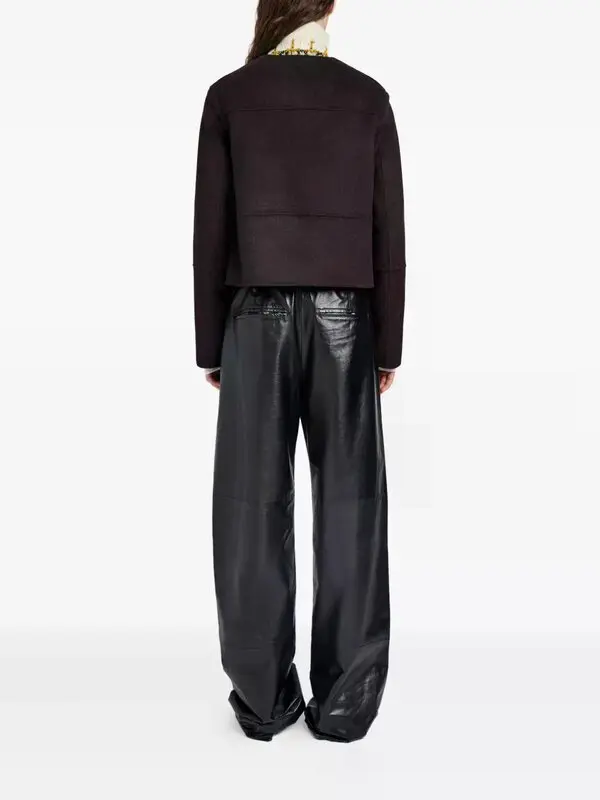 Proenza Schouler White Label Courtney Double-breasted Wool Jacket - Brown