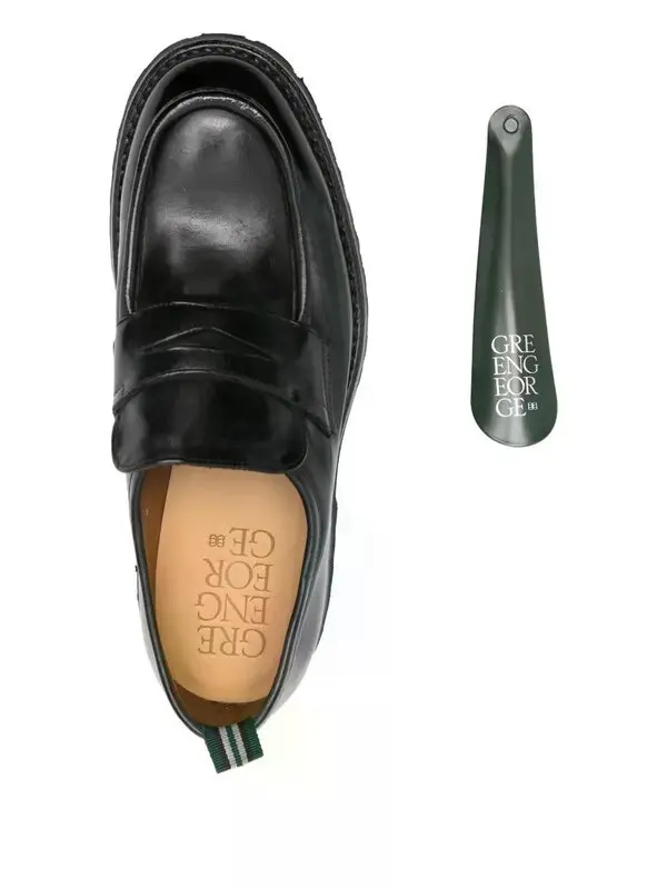 GREEN GEORGE Leather Loafers