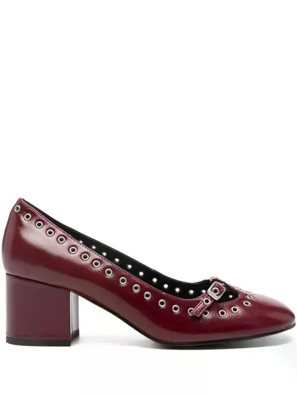 BIBI LOU Eyelet-detail Pumps - Red