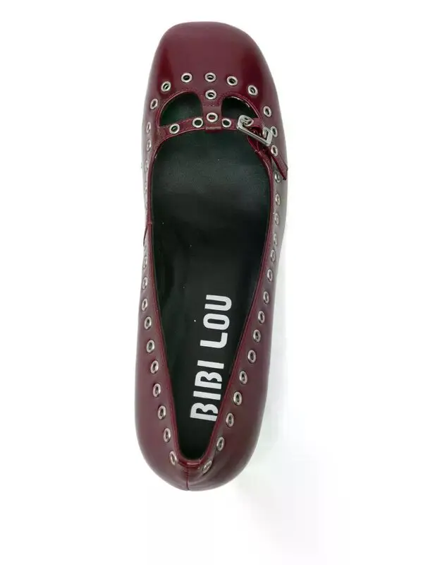 BIBI LOU Eyelet-detail Pumps - Red