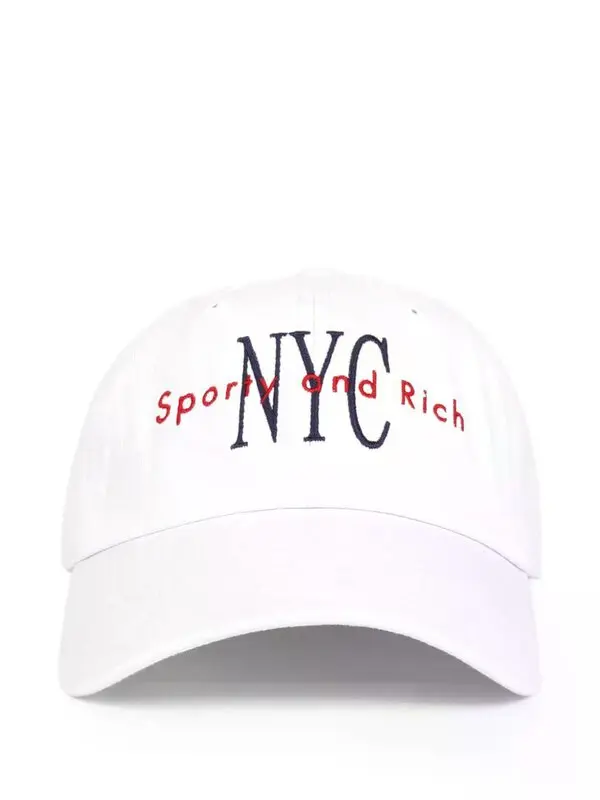 SPORTY & RICH Ny Minute Cap - White