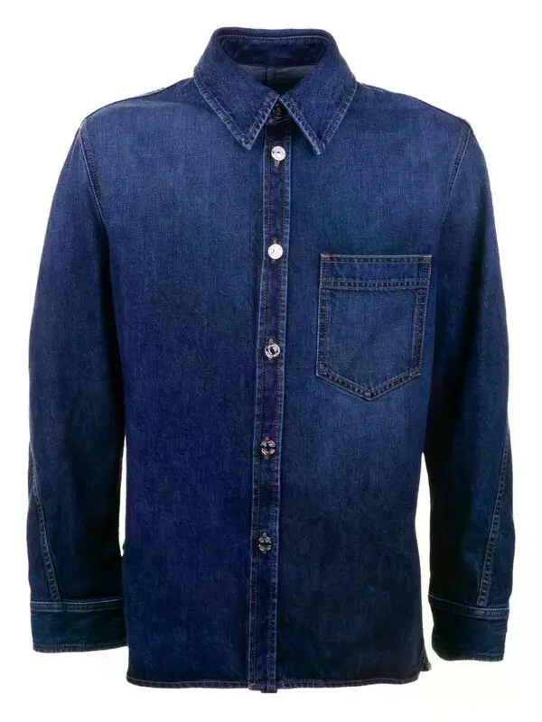 Givenchy Patch-pocket Denim Shirt