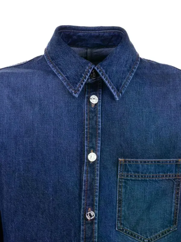 Givenchy Patch-pocket Denim Shirt