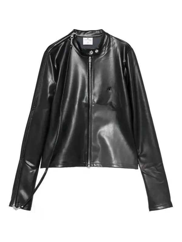 COURREGES Zip-fastening Leather Jacket