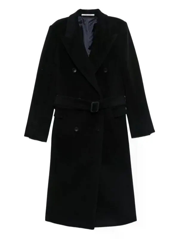 Tagliatore Double-breasted Coat - Black