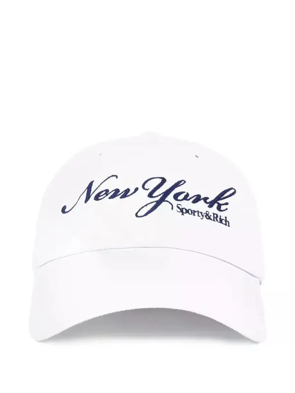 SPORTY & RICH New York Cap - White