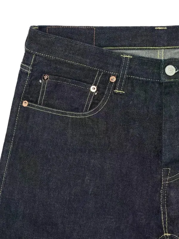 FORTELA Stitch Detail Jeans - Blue