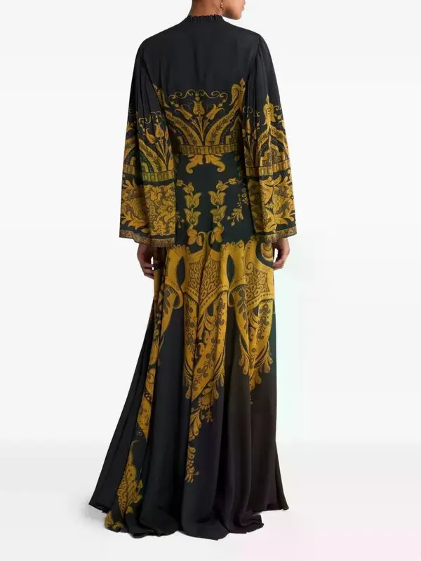 Etro Printed Flared Maxi Dress