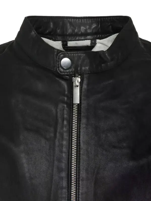 SELECTED Zip-fastening Leather Jacket