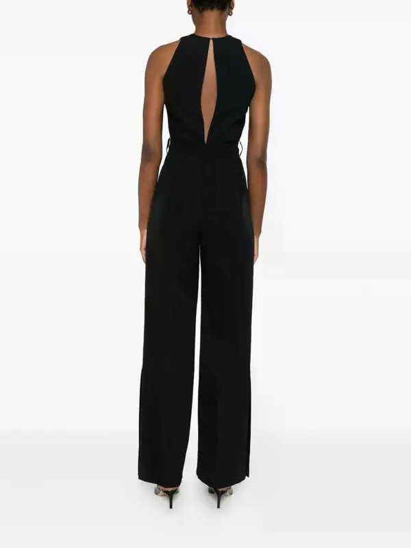 Liu Jo Belted V-neck Jumpsuit