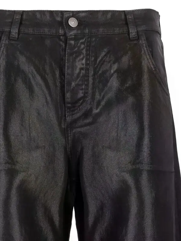 LANEUS Metallic-effect Trousers