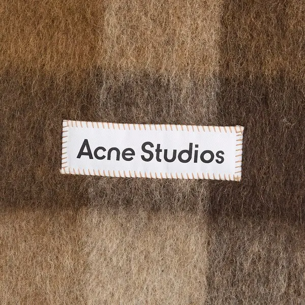 Acne Studios Vally Check Scarf