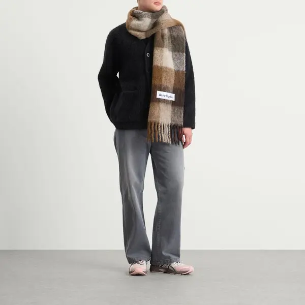 Acne Studios Vally Check Scarf