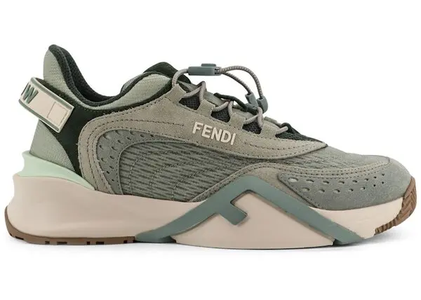 Fendi Flow Technical Low Sneakers - Blue