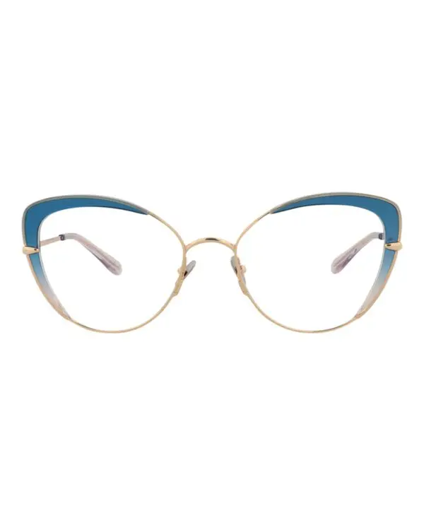 Pomellato Cat Eye Metal Optical Frames - Gold Gold Transparent (pm0125o/30014246/002)