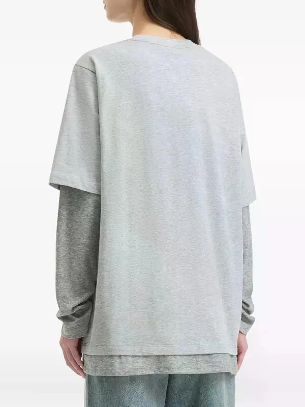 B+AB Layered Cotton T-shirt