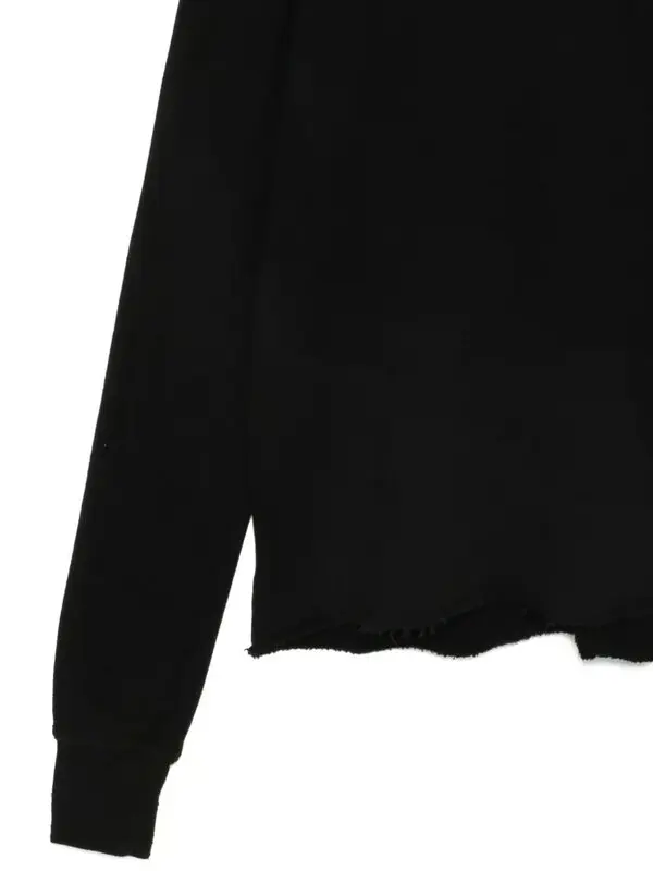 Rick Owens Funnel-neck Long-sleeve Sweatshirt