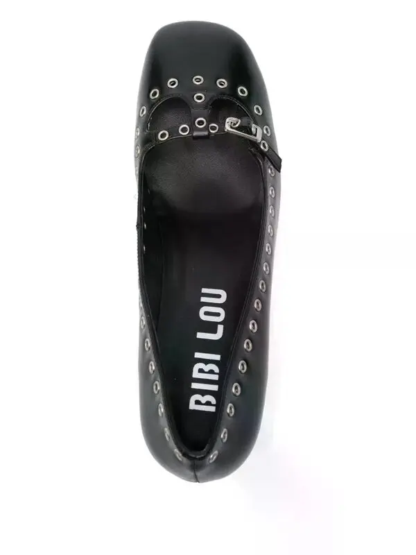 BIBI LOU Eyelet-detail Leather Pumps