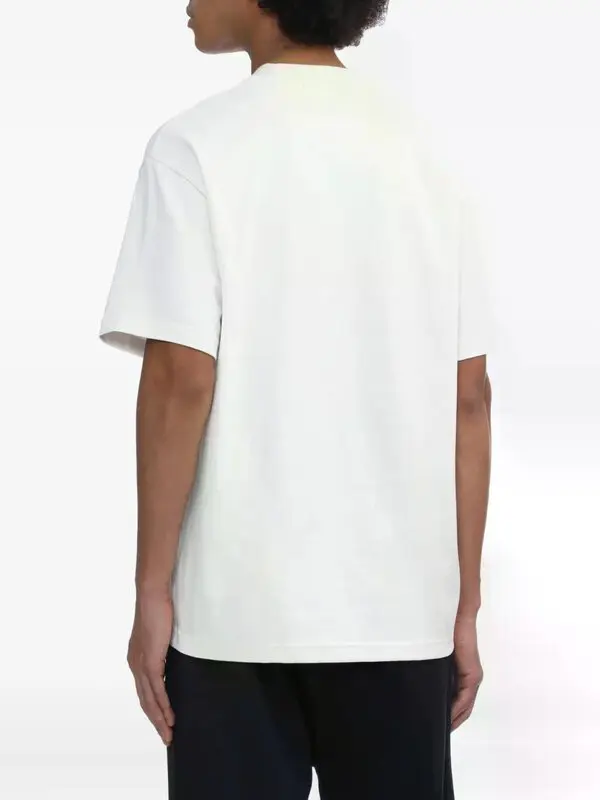 Fred Perry Oval-logo Cotton T-shirt - White