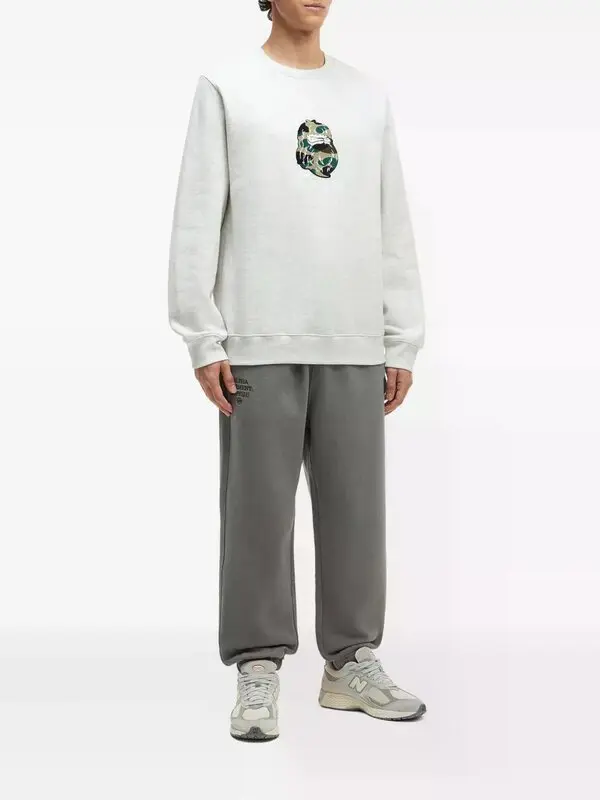 Alpha Industries Embroidered-logo Cuffed Track Pants