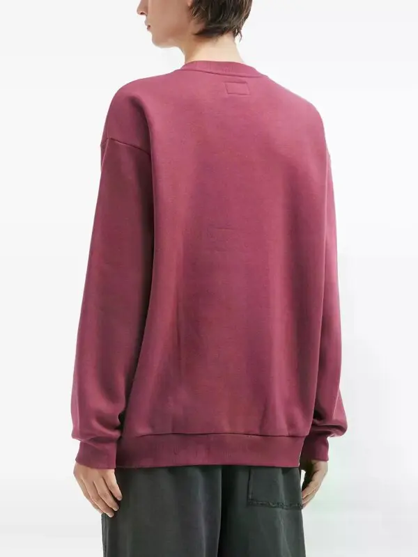 Izzue Embroidered Crewneck Sweatshirt - Red