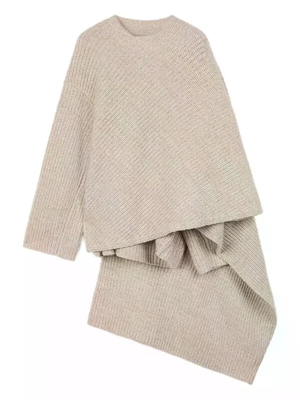 Ports 1961 Asymmetrical Wrap Sweater