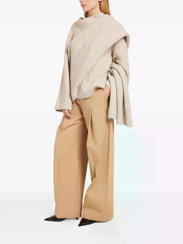 Ports 1961 Asymmetrical Wrap Sweater