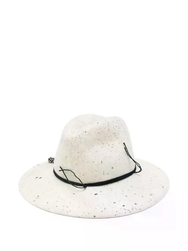 YESEY Speckled Dice Hat - White