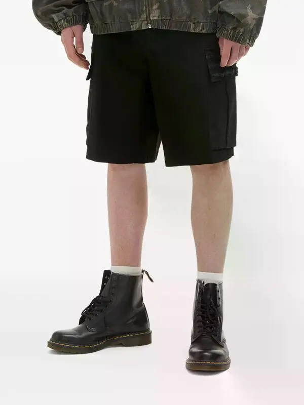Alpha Industries Cargo-pocket Label-detail Shorts
