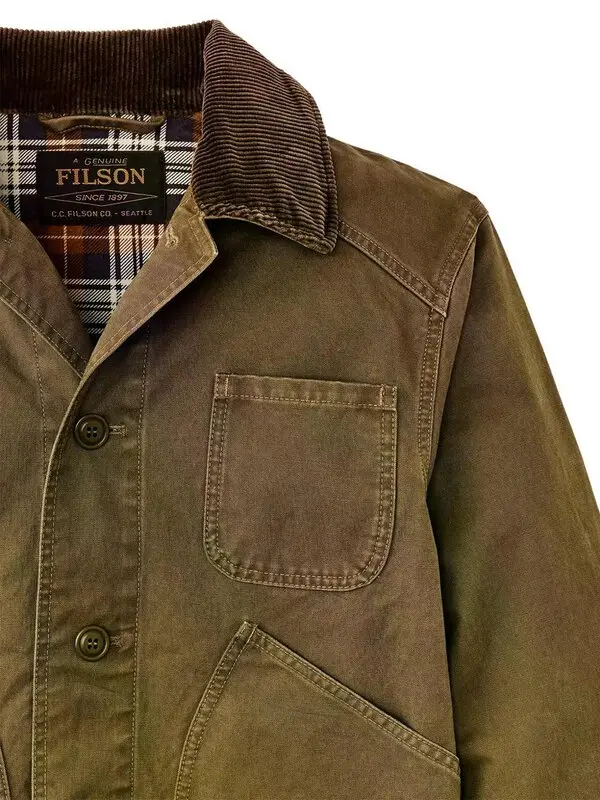 Filson Cotton Jacket With Corduroy-collar