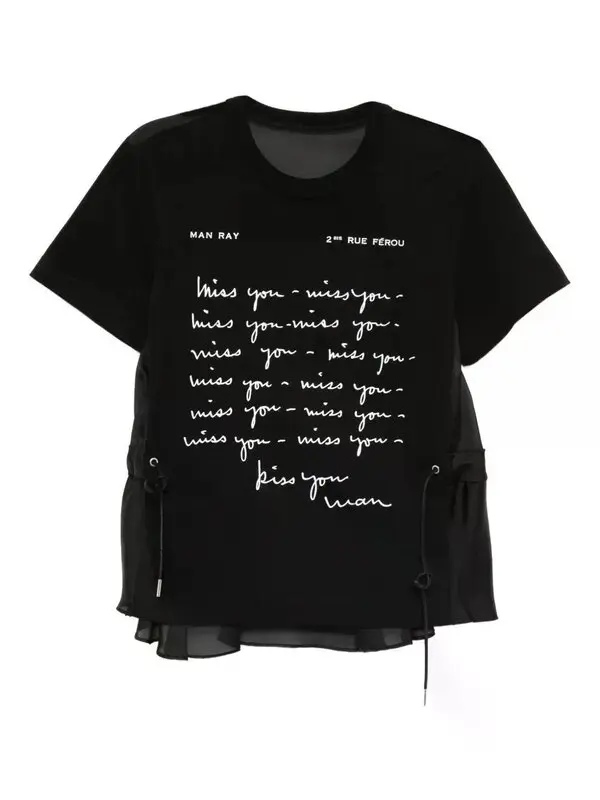 Sacai Script-printed Blouse