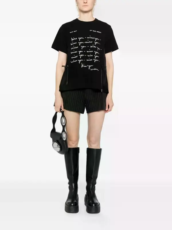 Sacai Script-printed Blouse