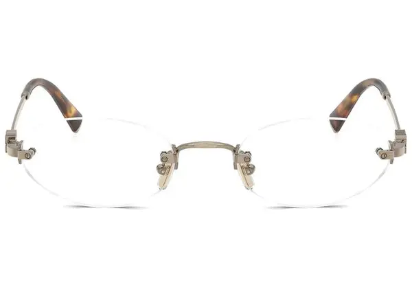 Miu Miu Frameless Optical Glasses - Silver Clear (0mu 53wv 1bc1o1)