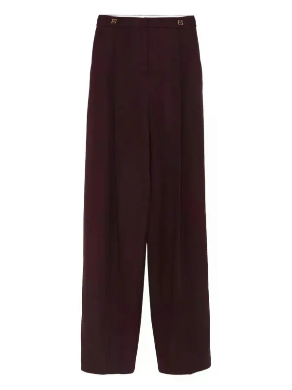 Elisabetta Franchi Pleated-front Trousers