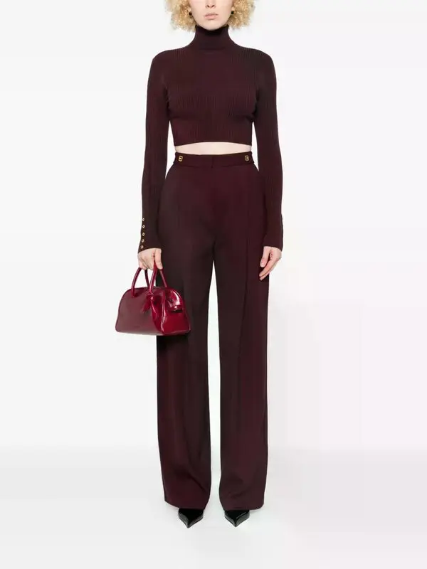 Elisabetta Franchi Pleated-front Trousers