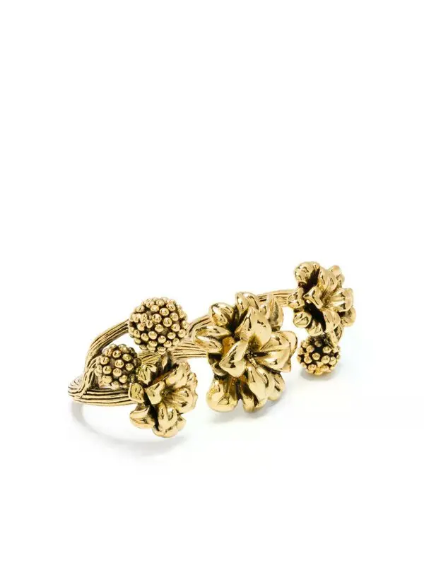 AURÉLIE BIDERMANN 18k Yellow Anthos Double Ring - Gold