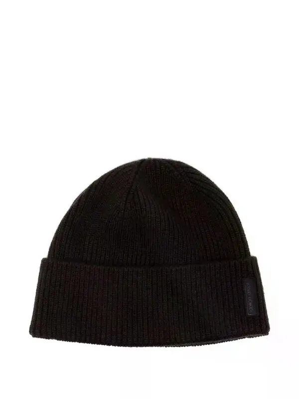 Giorgio Armani Cashmere Beanie - Brown