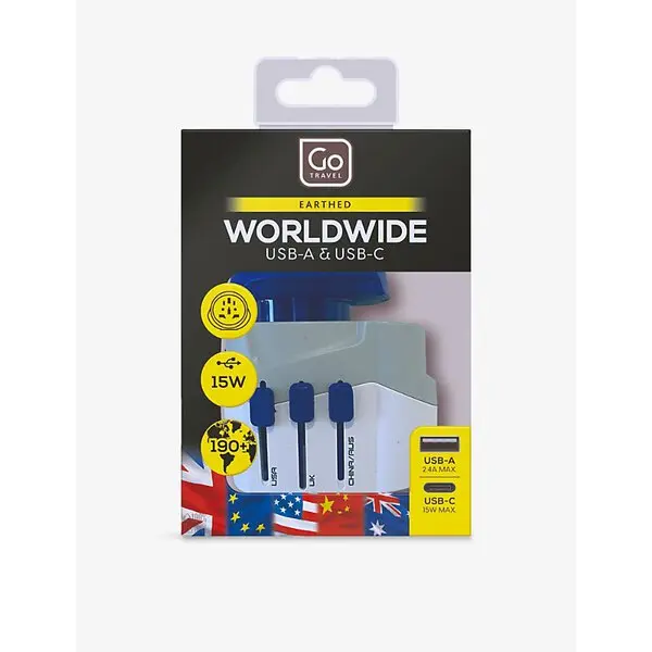 GO TRAVEL Worldwide Adaptor Usb-c