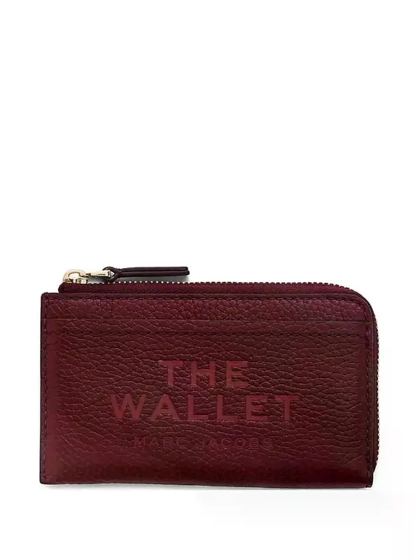 Marc Jacobs Zip-around Leather Wallet - Red