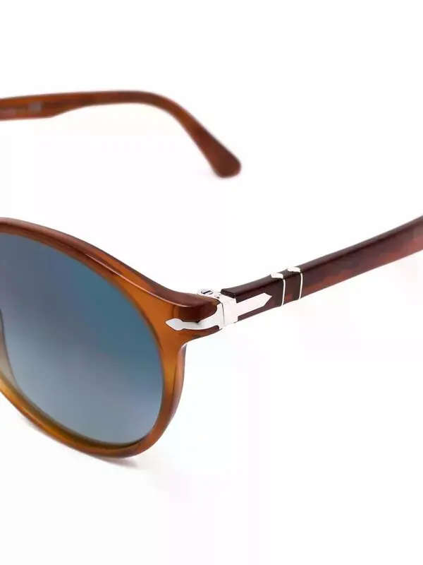 Persol Round Frame Sunglasses - Brown
