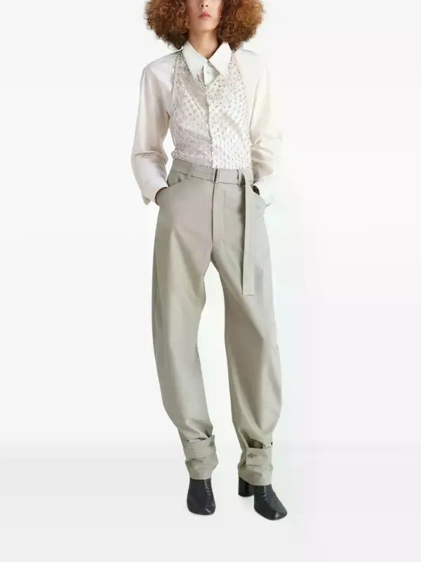 LEMAIRE Fishnet Halter Top
