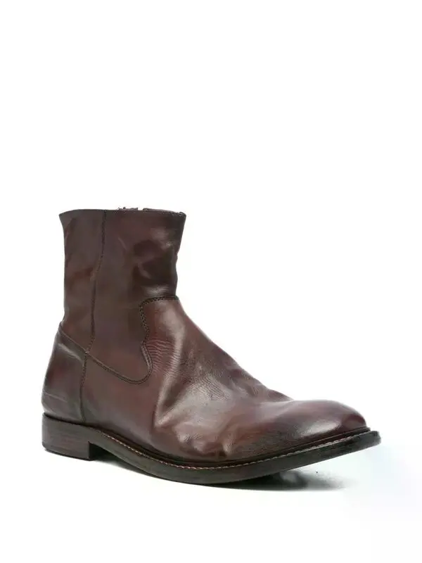 Moma Zip-detail Leather Boots