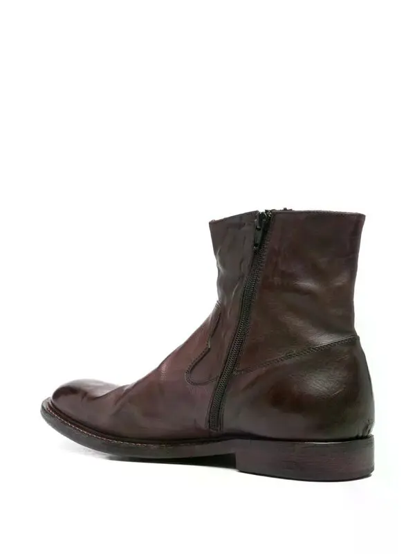 Moma Zip-detail Leather Boots