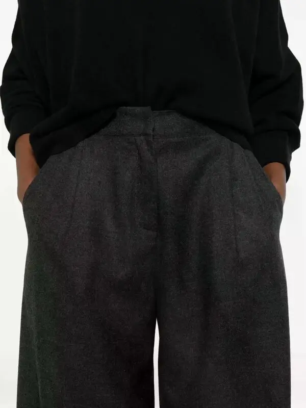 Dusan Wide Leg Wool Trousers