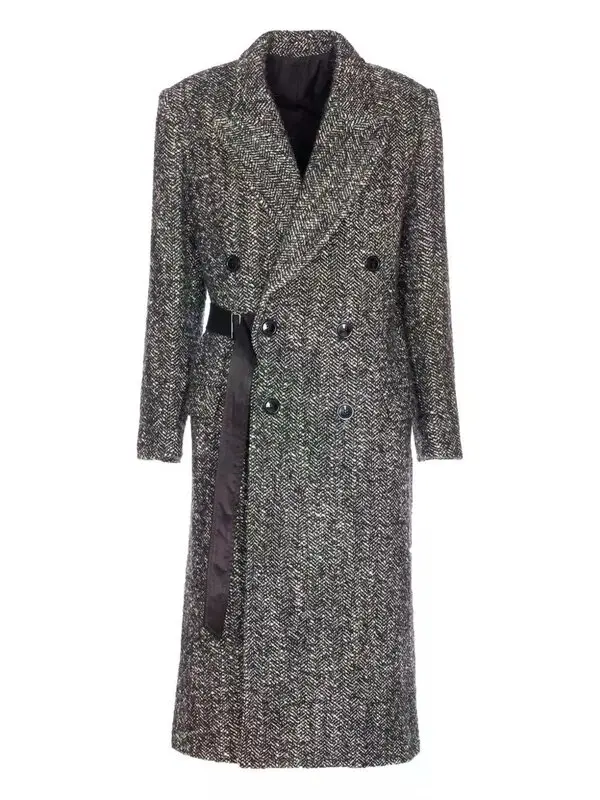 Isabel Marant Étoile Herringbone Double-breasted Coat